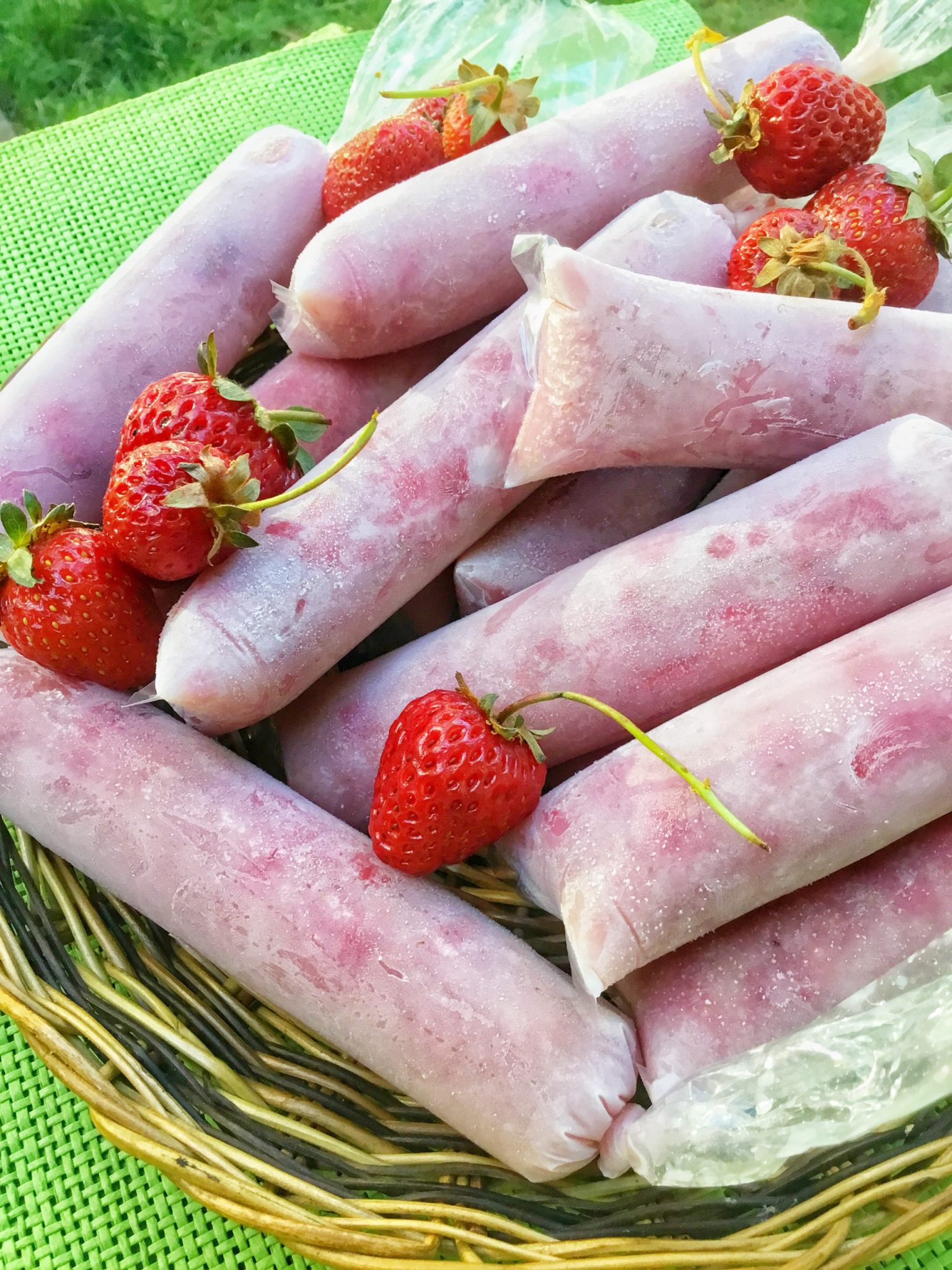 Super Easy and Smooth Strawberry Ice Candy - PinoyBites
