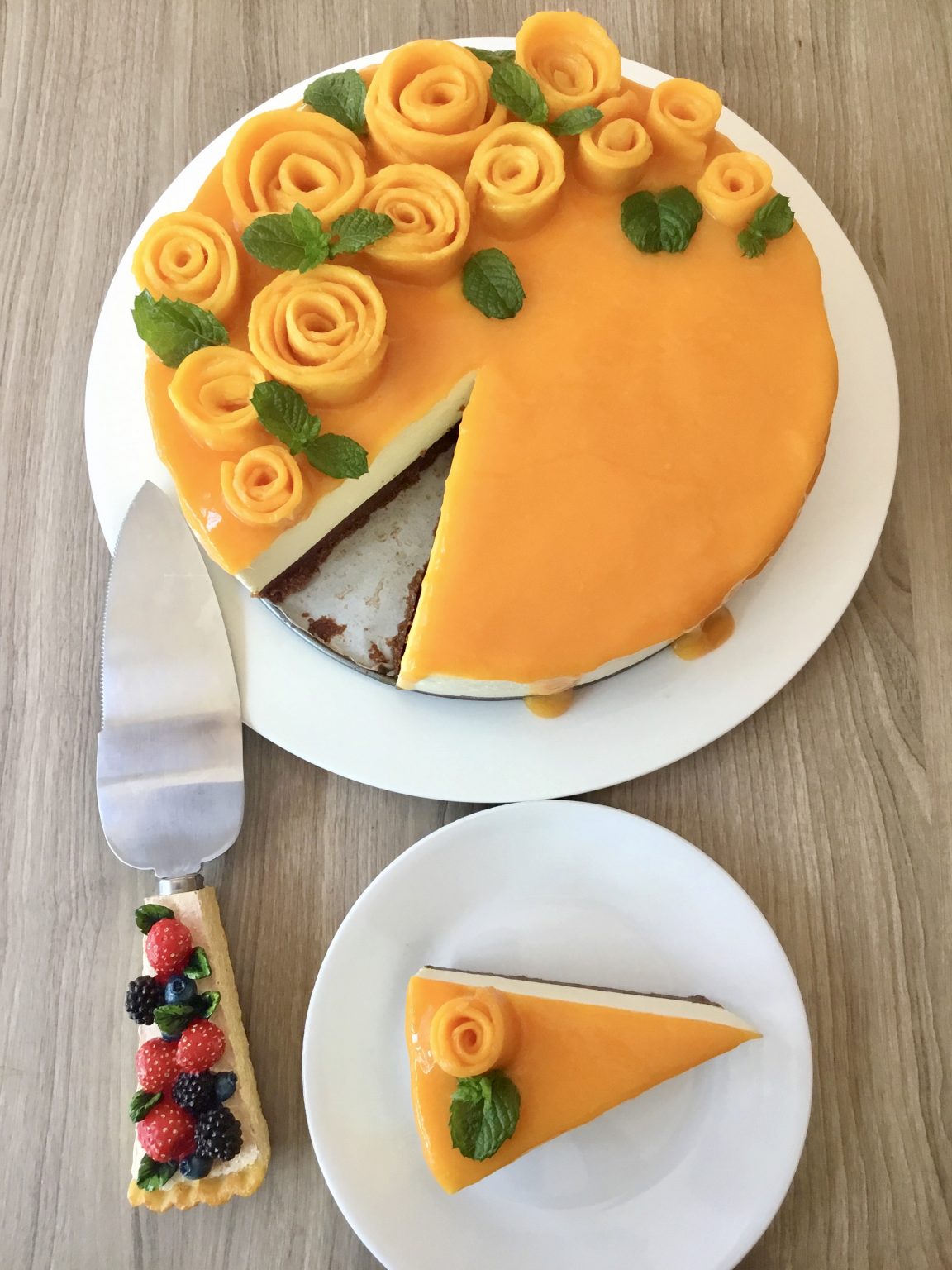 PinoyBites | No-Bake Mango Cheesecake - PinoyBites