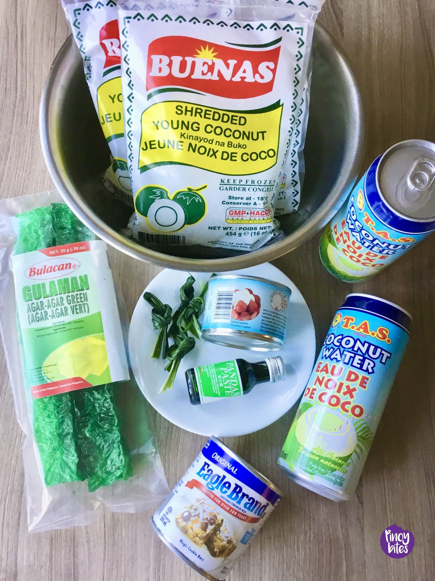 Buko Pandan (Coconut-Pandan Jelly Salad) - PinoyBites