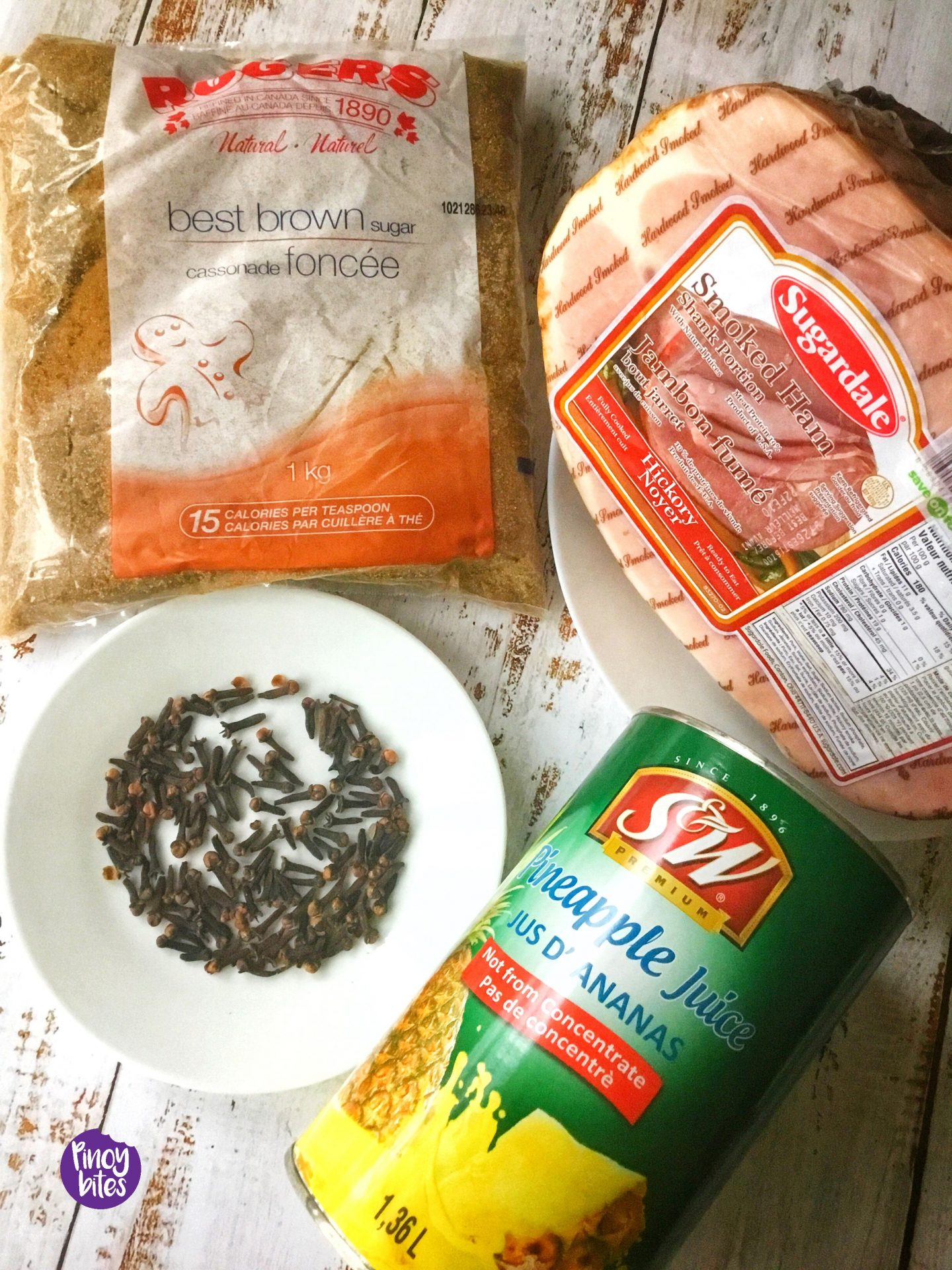 Filipino Ham with Pineapple-Brown Sugar Glaze - PinoyBites