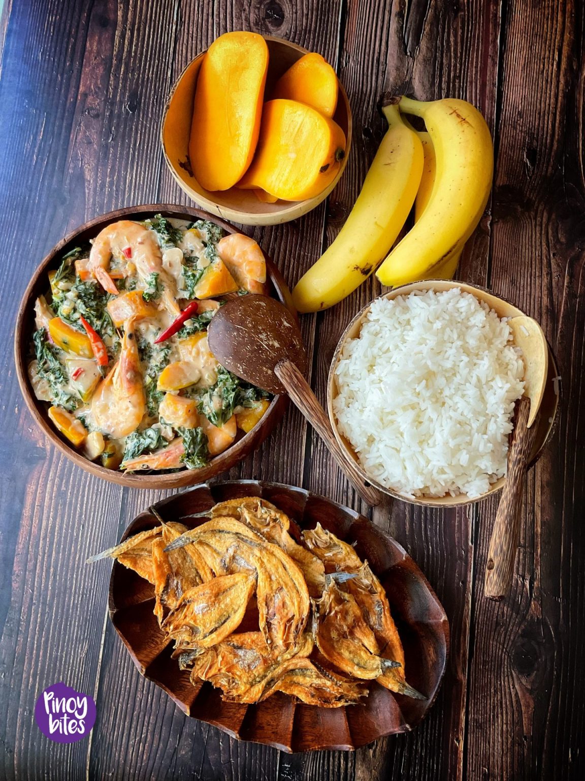 Ginataang Kalabasa at Kale (Squash and Kale in Thick Coconut Gravy ...